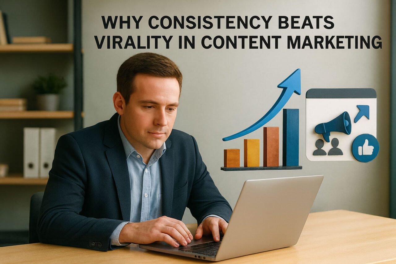 Why Consistency Beats Virality in Content Marketing
